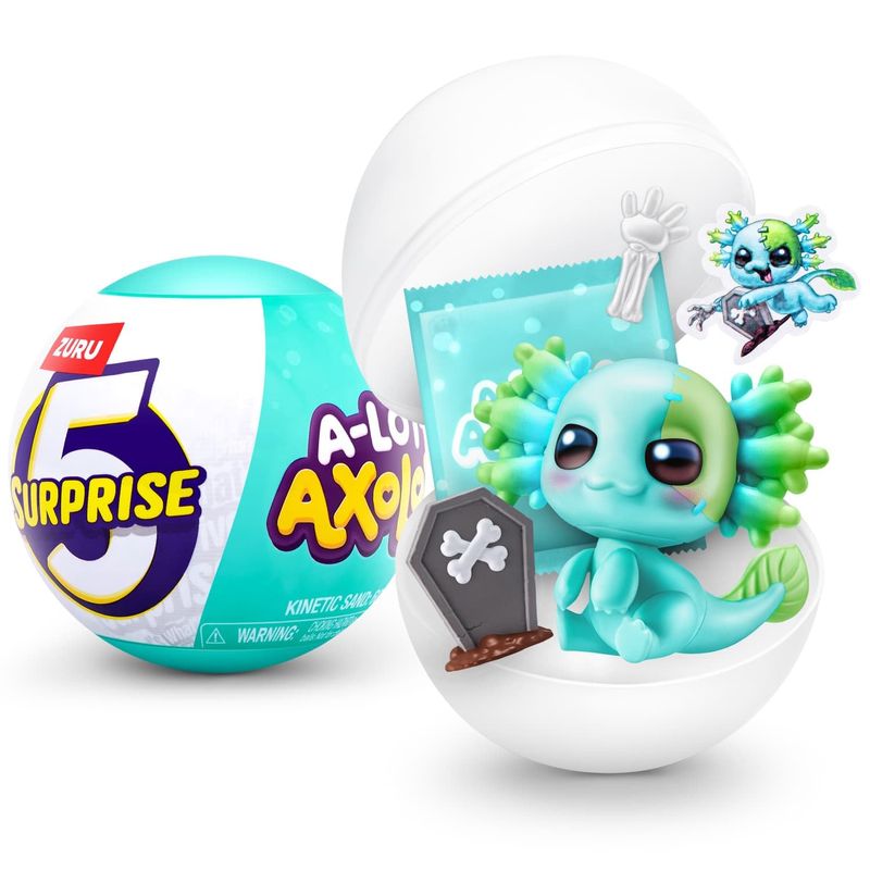 5 Surprise Axolotl - Includes: 1 X Themed Axolotl, 2 X Axolotl ...