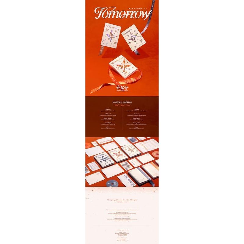 TXT - Minisode 3 : TOMORROW (Ethereal Version) The 6th Mini Album CD-R ...