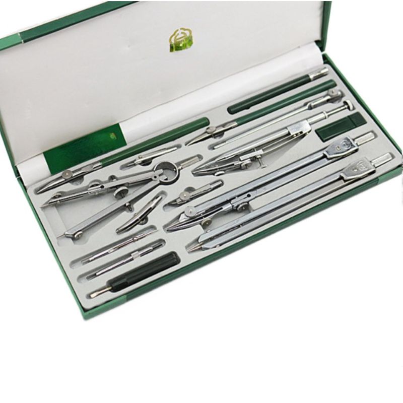 compass, 15 piece compass set, multipiece compass set, student drafting ...