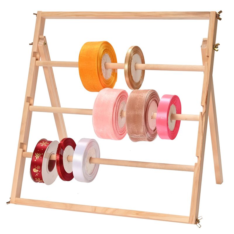 Sparkle Race Ribbon Organizer Storage, Wooden Ribbon Holder Organizer ...