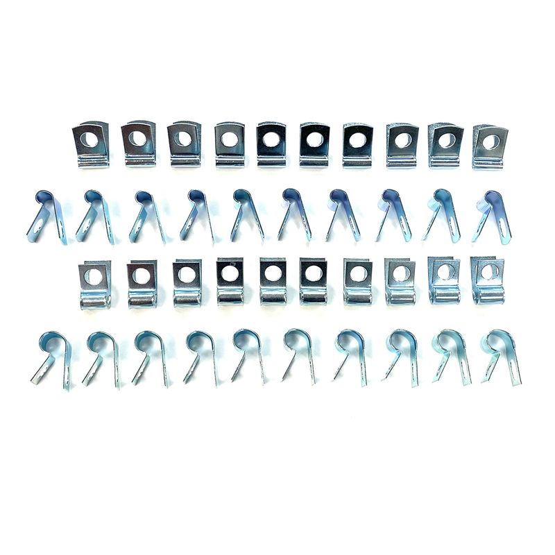 The Stop Shop Brake and Fuel Line Clip Assortment, 3/16, 1/4, 5/16 and ...