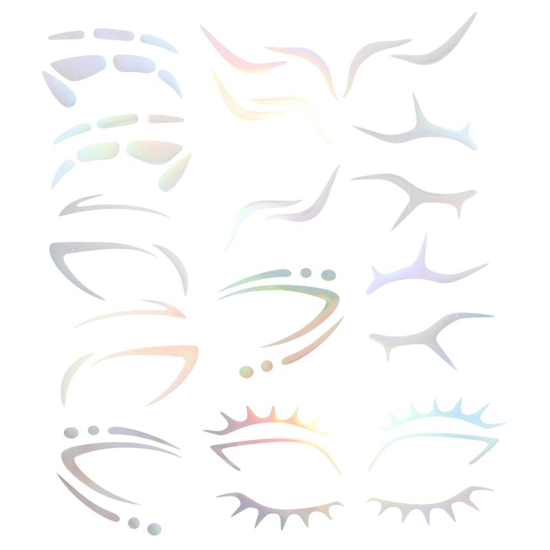 Gogogmee 6pcs Iridescent Eyeliner Eye Eye Stickers Face Decals Face for ...