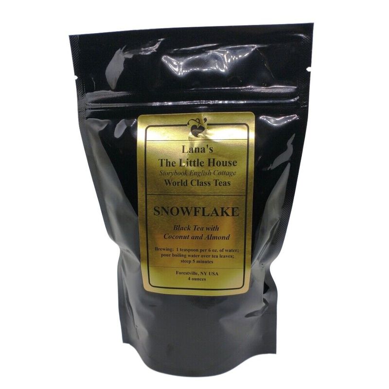 Snowflake Tea, Black Tea with Coconut & Almond Flakes by Lana's The ...