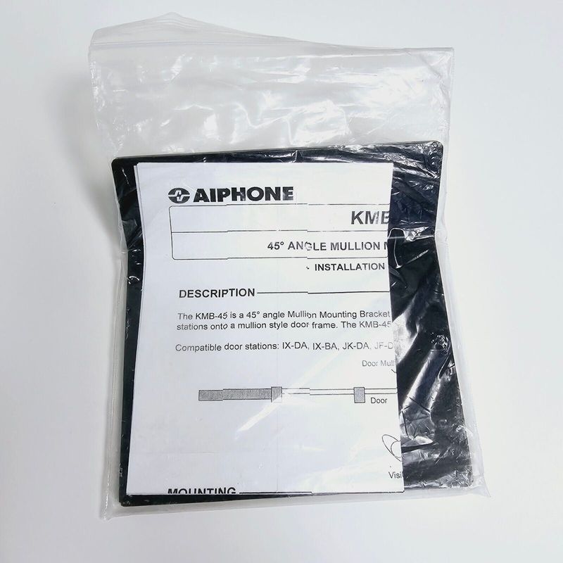 AIPHONE KMB-45 45 Degree Mullion Mounting Bracket NEW - Online ...
