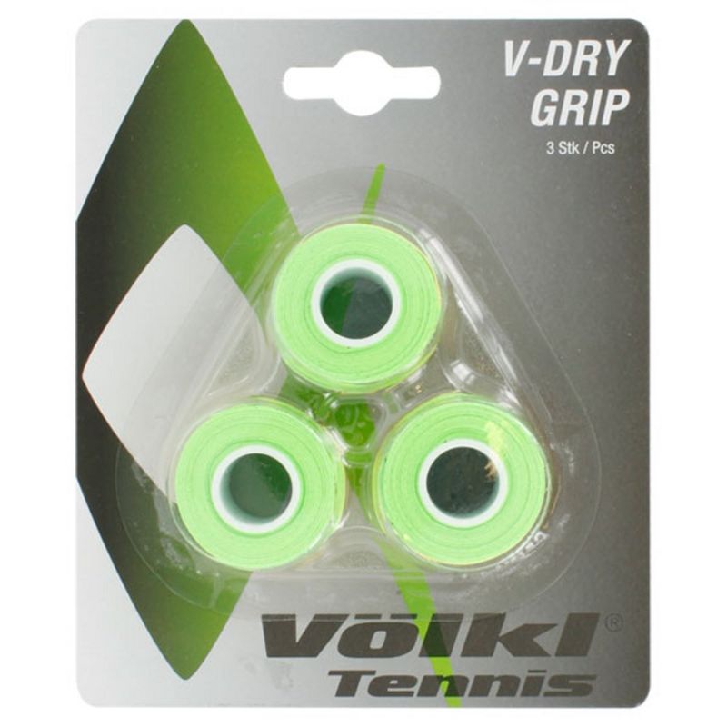 V-Dry Grip | Overgrip | High Performance Tennis Grip (Neon Green, 3 ...