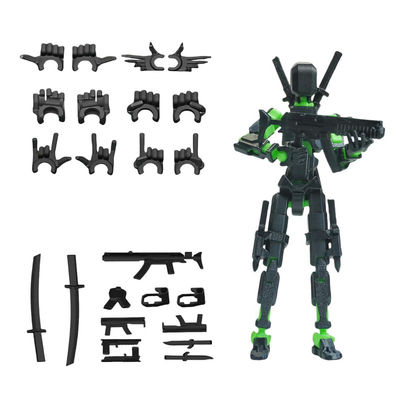 Nemoro (Assembed 3D Printed 5.54'' Dummy13 Action Figure, Multi-Jointed ...