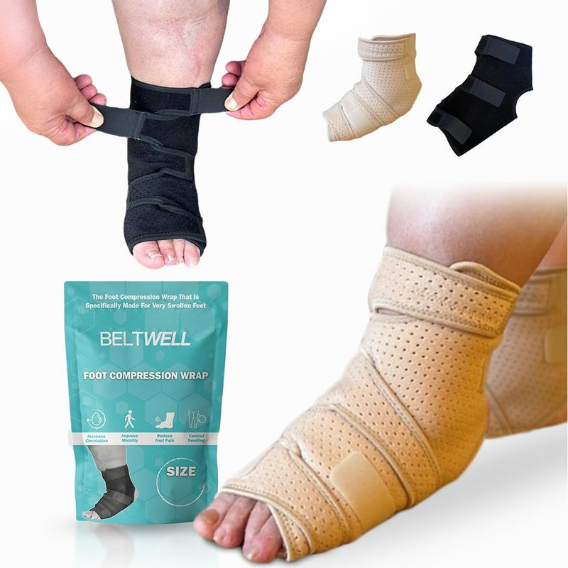 Beltwell® - Adjustable Foot & Ankle Compression Wraps For Edema ...