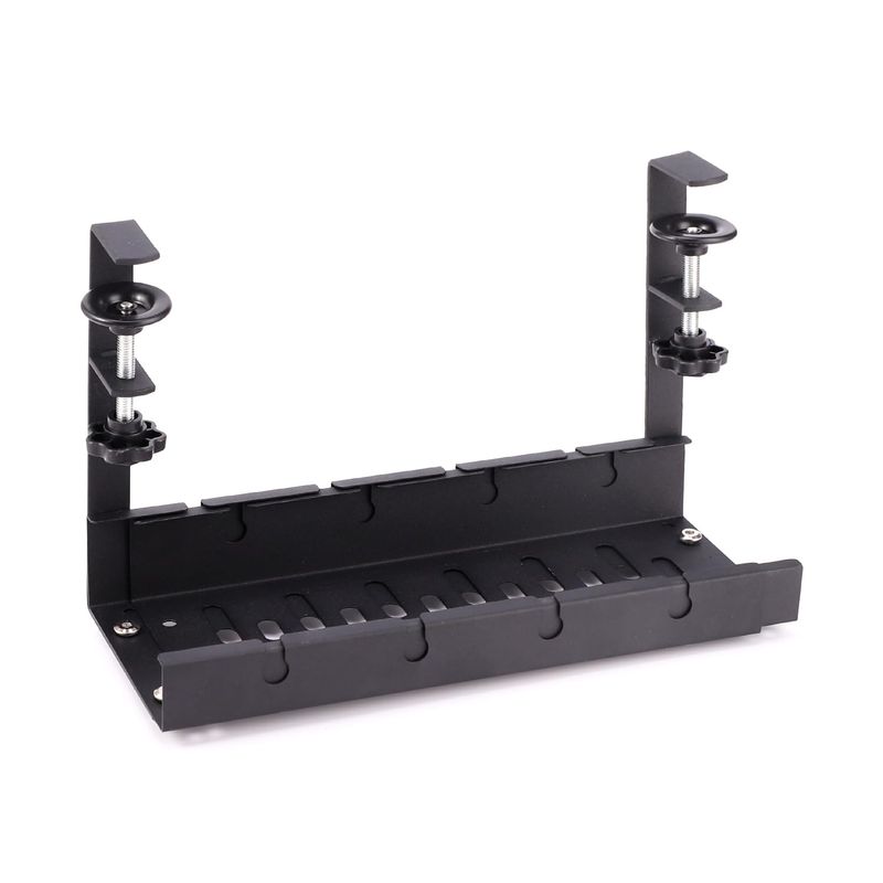 RISOUHE Cable Tray, Cable Storage, Desk Storage, No Drilling Required ...