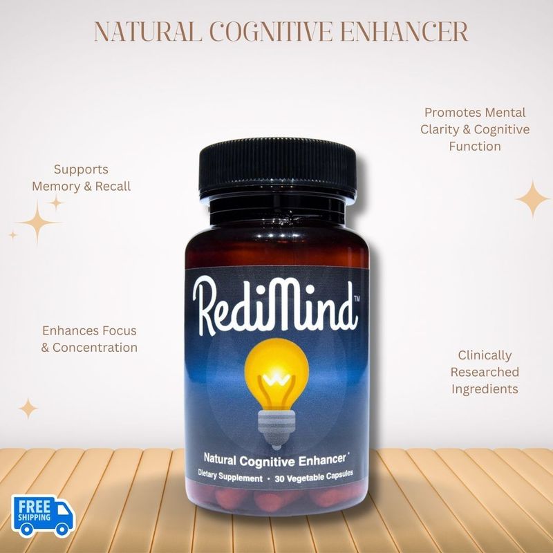 RediMind Nutreance - Cognitive Enhancement - Memory Support - Vegan ...