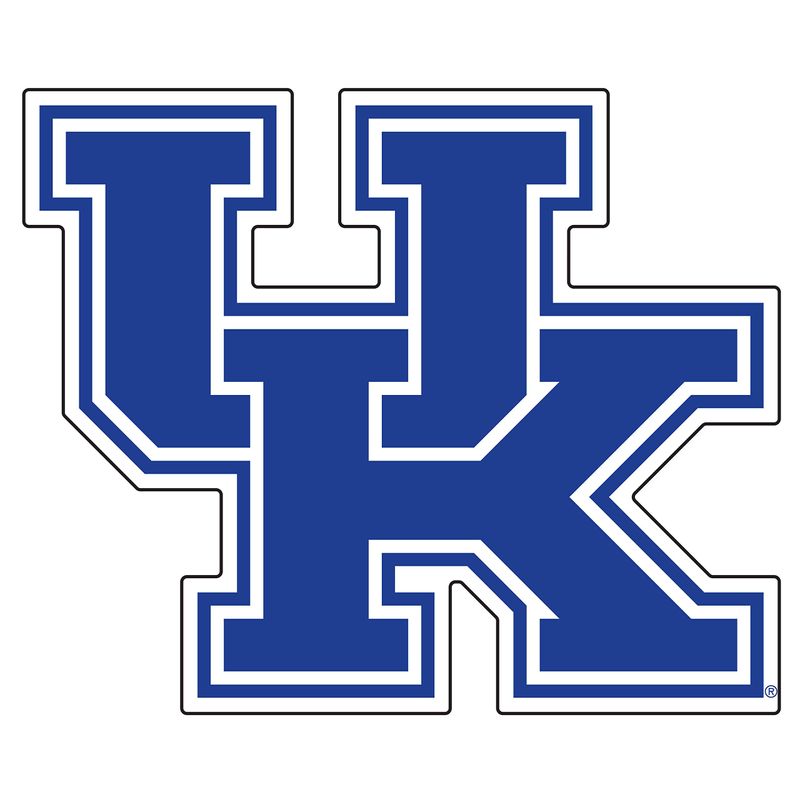 Kentucky Wildcats, Blue/ White UK, Large Premium Vinyl Decal, Cornhole ...