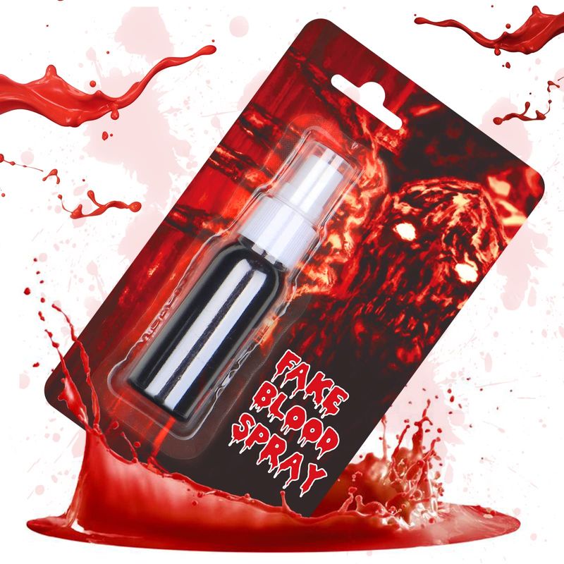 Fake Blood Vampire Halloween Makeup,Fake Blood Spray for Clothes Face ...