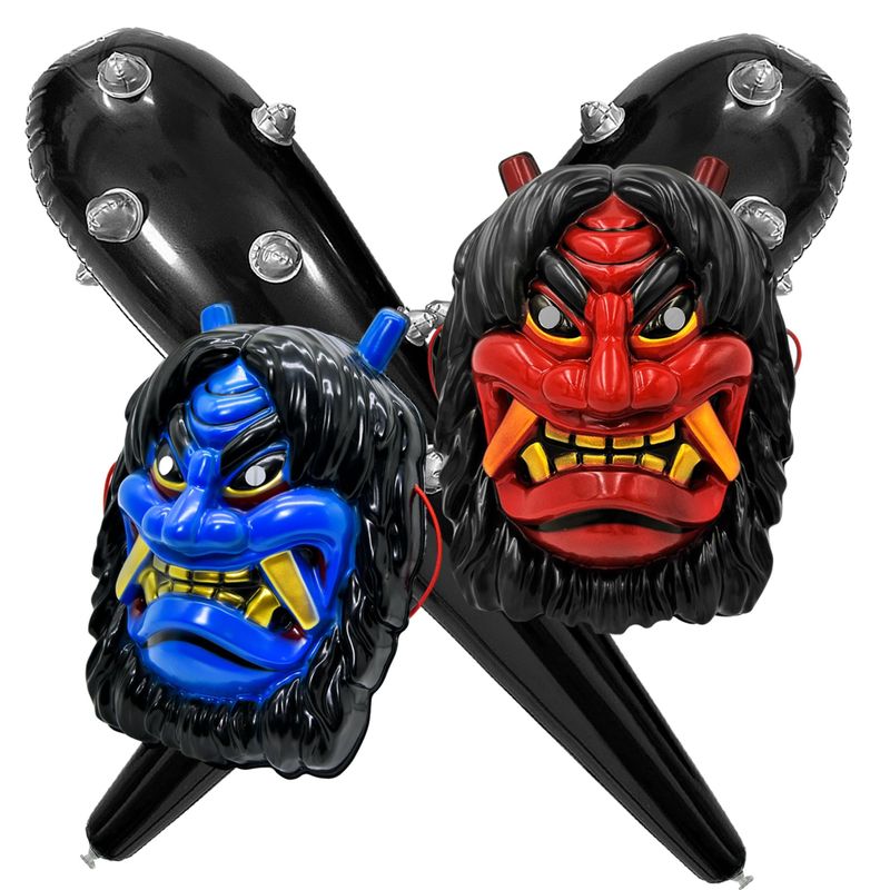 Gokei Demon Mask Deca Konstick Set of 4 Demon Mask Red Demon Blue Demon ...