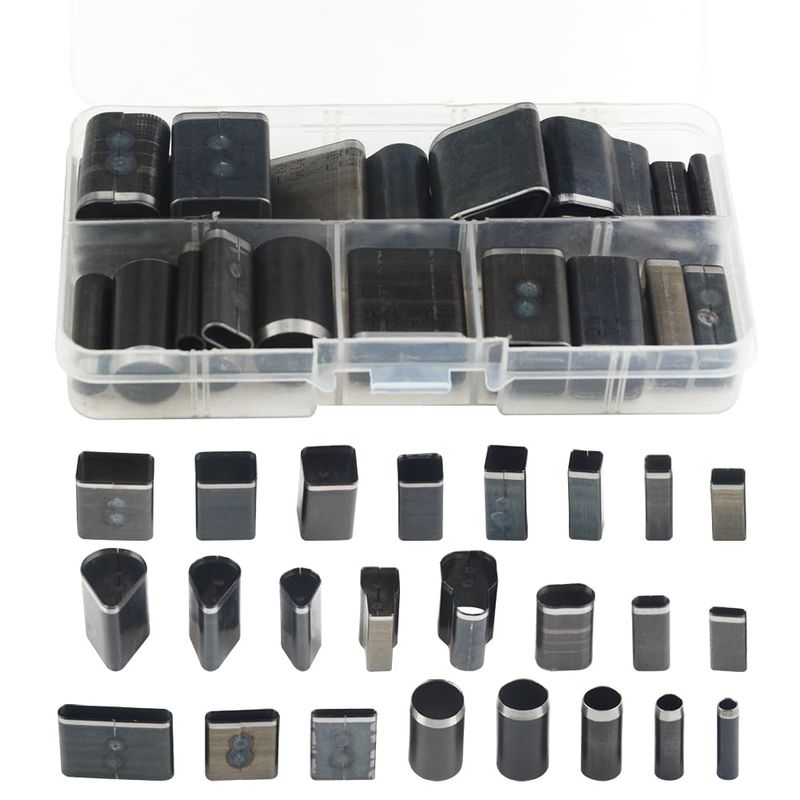 BGTXINGI 24 Shape Style Leather Hollow Punch Cutter Set Kit One Hole ...