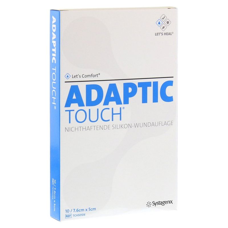 Adaptic Touch Non-Adhesive Silicone Wound Dressing - 7.6 x 5 cm - Pack ...