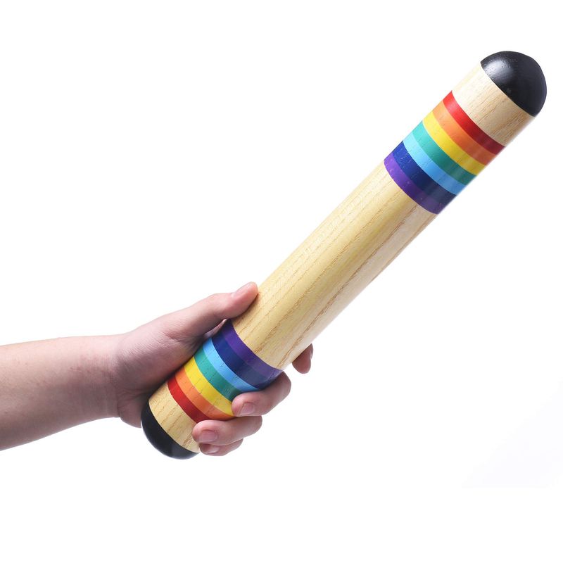 13.8 Inch Wooden Rain Maker Rain Stick Musical Instrument, Rainfall ...