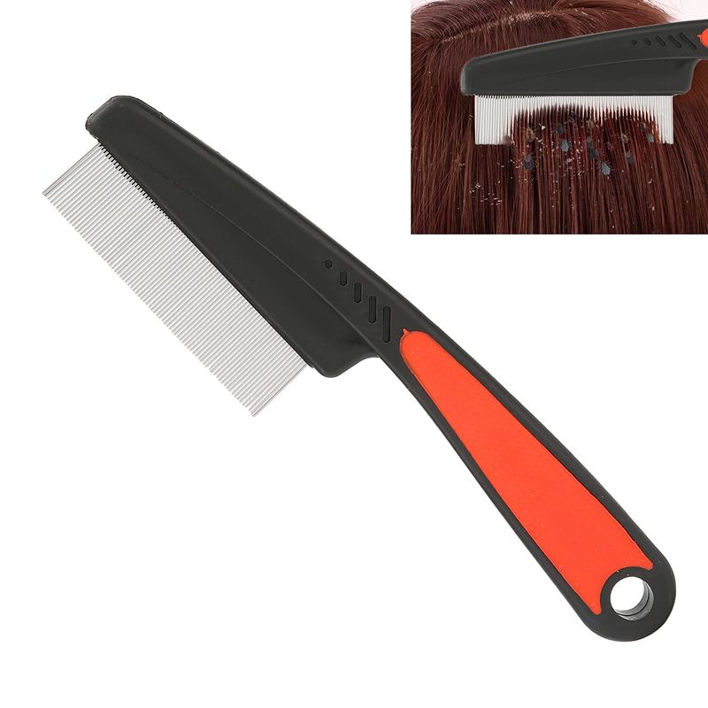 Metal human lice comb Lausinator nit comb extra fine, nit comb safely ...