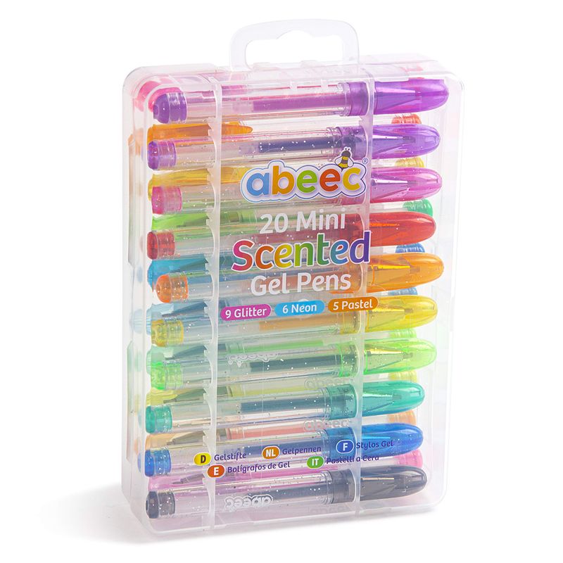 abeec 20 Mini Scented Gel Pens | Set Of 20 Assorted Mini Gel Pens ...