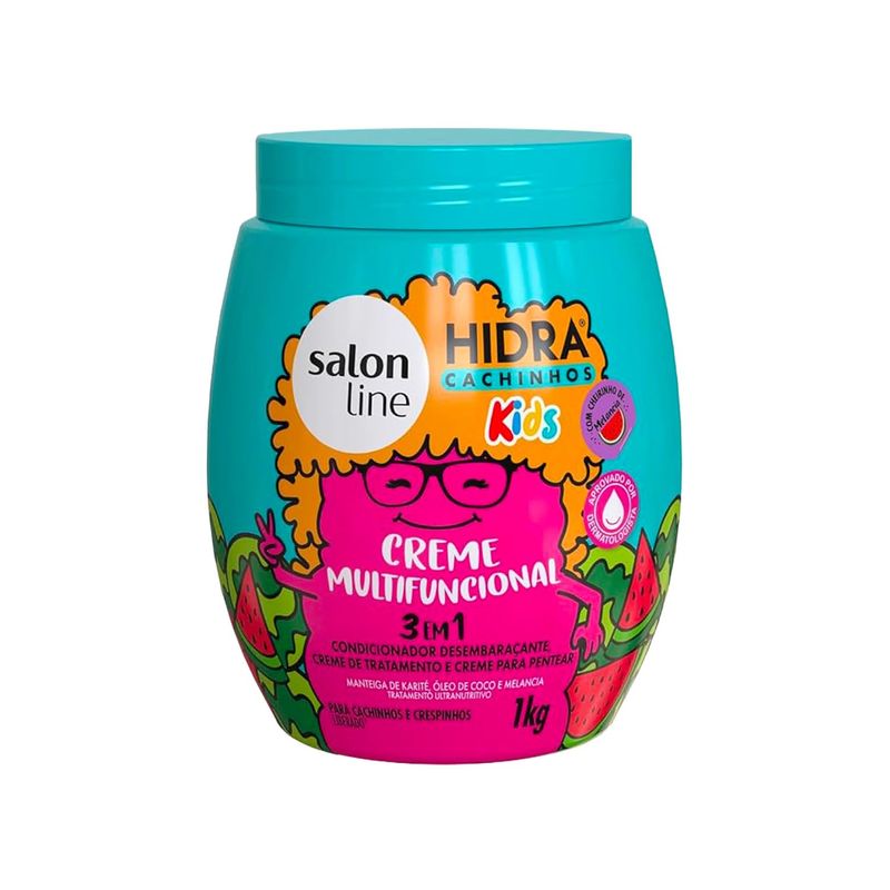 Salon Line - Linha Hidra (Kids) - Creme Multifuncional 3 em 1 Melancia ...