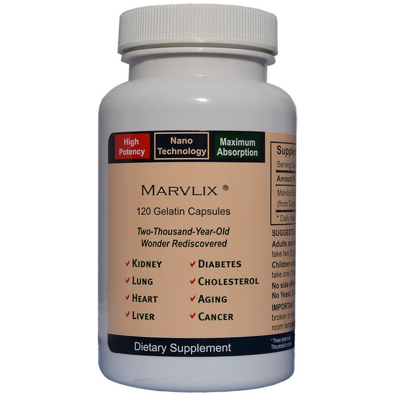Elixir Industry Marvlix Cordyceps Sinensis Mushroom Immune, Heart, Lung ...