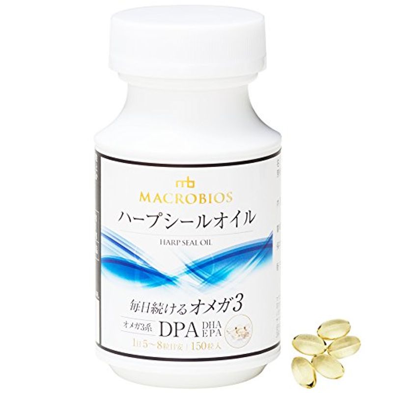 Harp Seal Oil, 150 Seeds, Rasi Oil, DPA DHA EPA Omega 3 Supplement (1 ...
