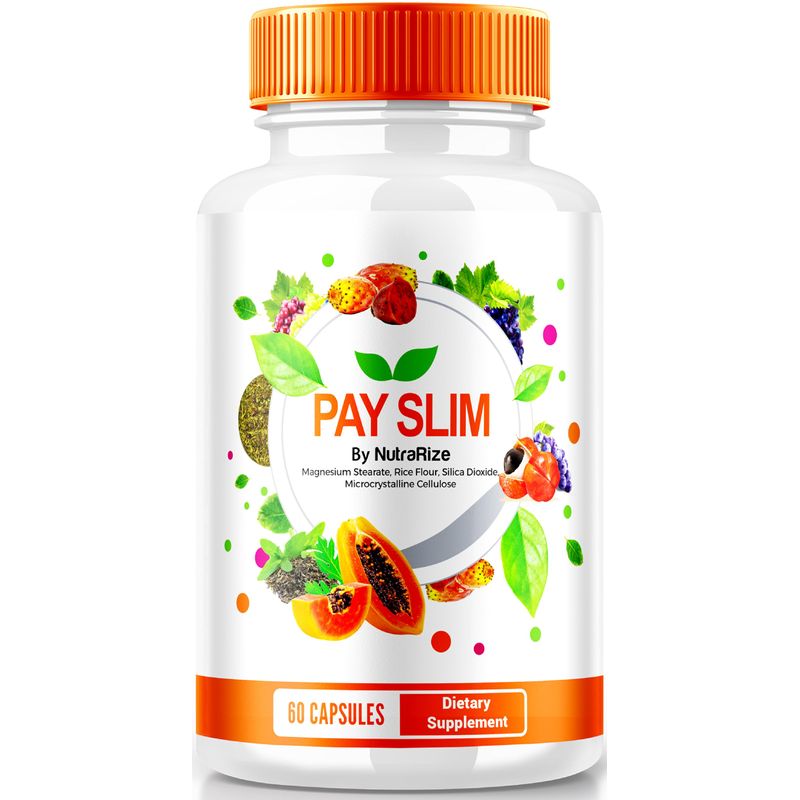 NutraRize Pay Slim Capsules, PaySlim All-Natural Supplement for Healthy ...