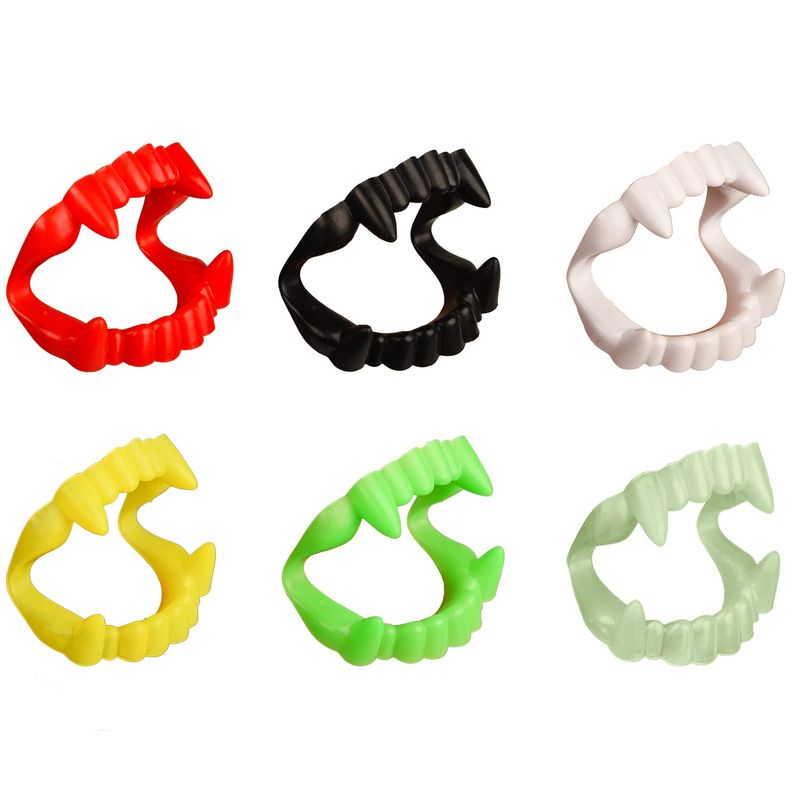 XNHIU 6 Pieces Halloween Vampire Fangs Vampire Teeth Assorted Colors ...