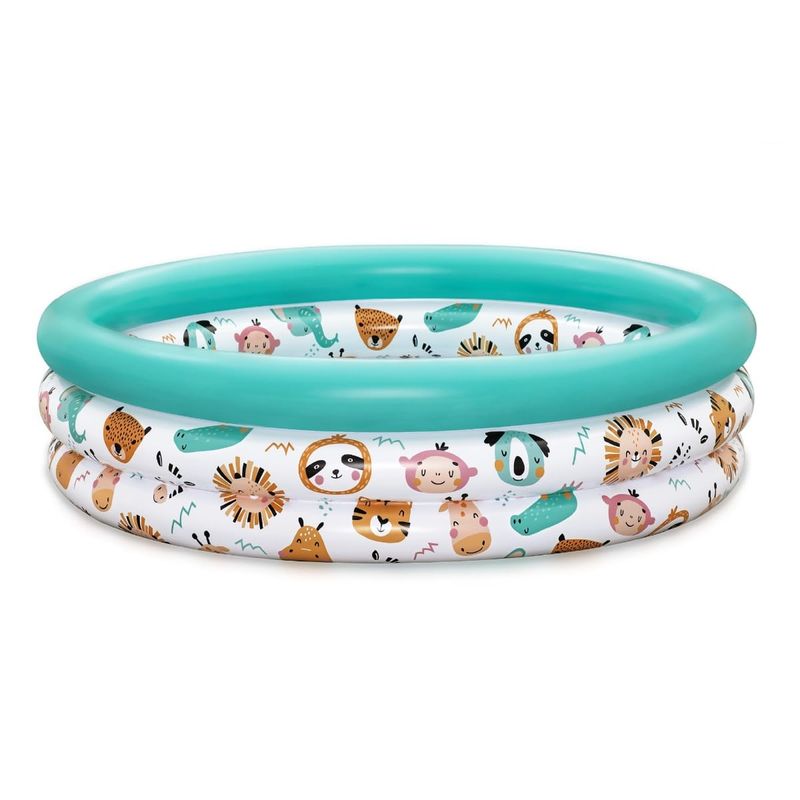 Bestway Safari Pals Kids Paddling Pool, Inflatable Paddling Pool ...