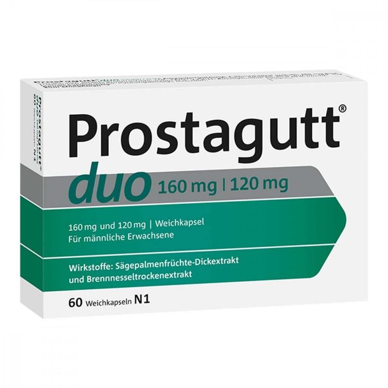 Prostagutt Duo 160 mg | 120 mg Soft Capsules - Herbal Medicine to ...