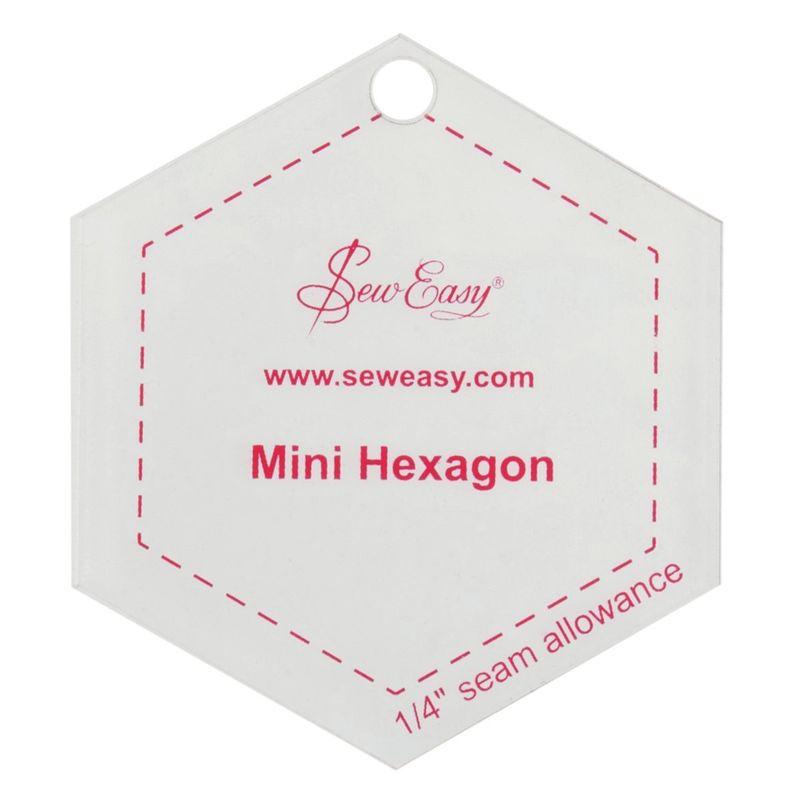 Sew Easy Mini Hexagon Quilting/Patchwork Template - Online Marketplace - EveryMarket