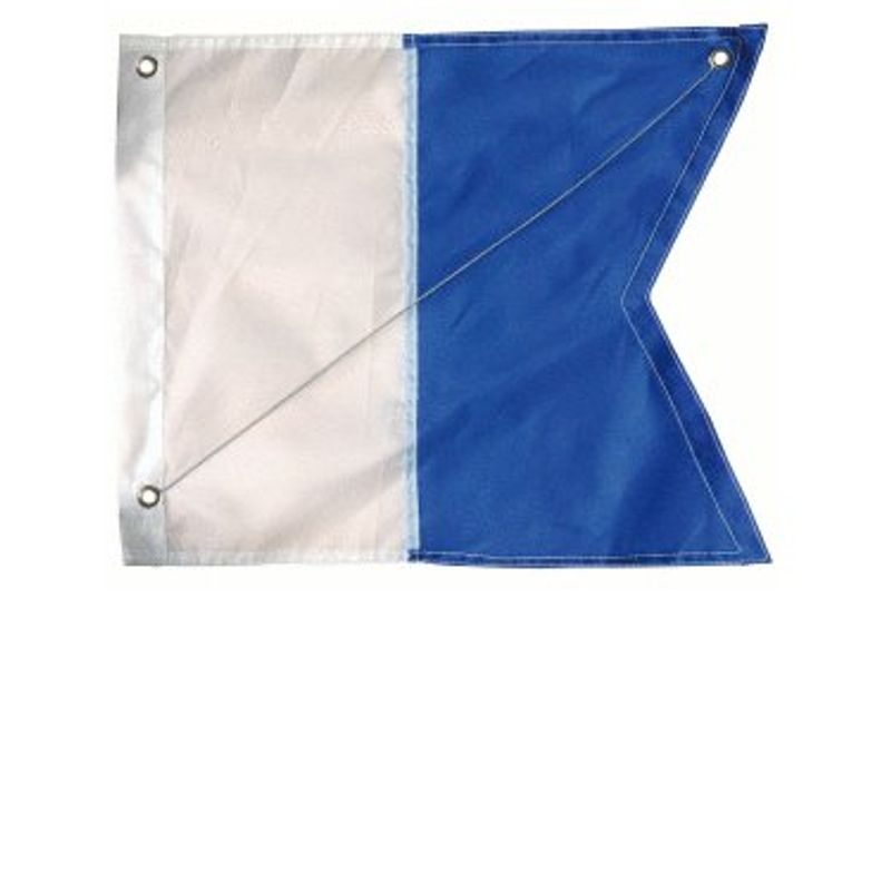 Alpha Universal Scuba Dive Flag Diving Divers International Flag Blue ...