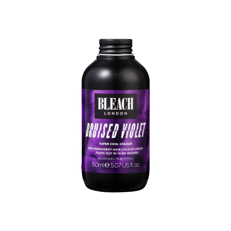 BLEACH LONDON Bruised Violet Color - Semi-Permanent Hair Color, Deep ...