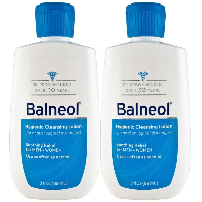 Balneol Hygienic Cleansing Lotion, 3 Oz Bottle, 2Count - EveryMarket