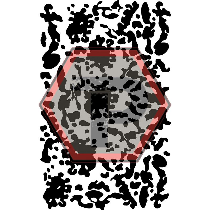 Tactical Penguin German Flecktarn Stencil, 7x11", High Bake - High Heat ...