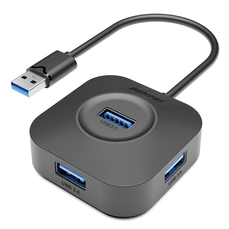 BENFEI USB 3.0 HUB 4 Ports USB A Splitter Ultra Compact for connecting ...