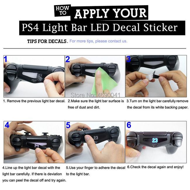 Ps4 Controller Light Bar Decal