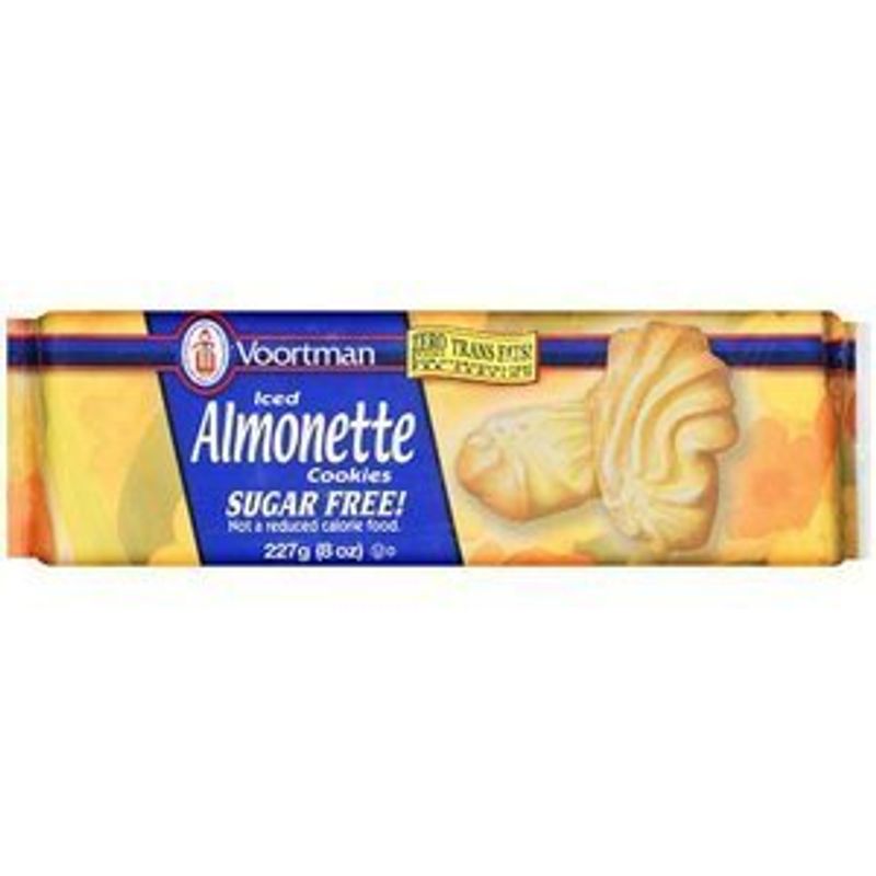 Voortman Iced Almonette Sugar-Free Cookies 8 oz. - EveryMarket