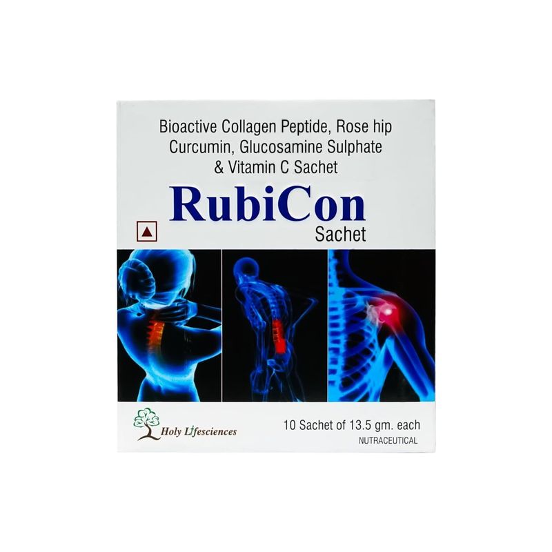 RUBICON SACHET - Bioactive Collagen Peptide, Rose hip Curcumin ...
