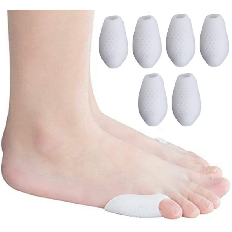PEDIMEND Silicone Gel Bunion Relief & Callus Prevention Sleeves (3PAIR ...