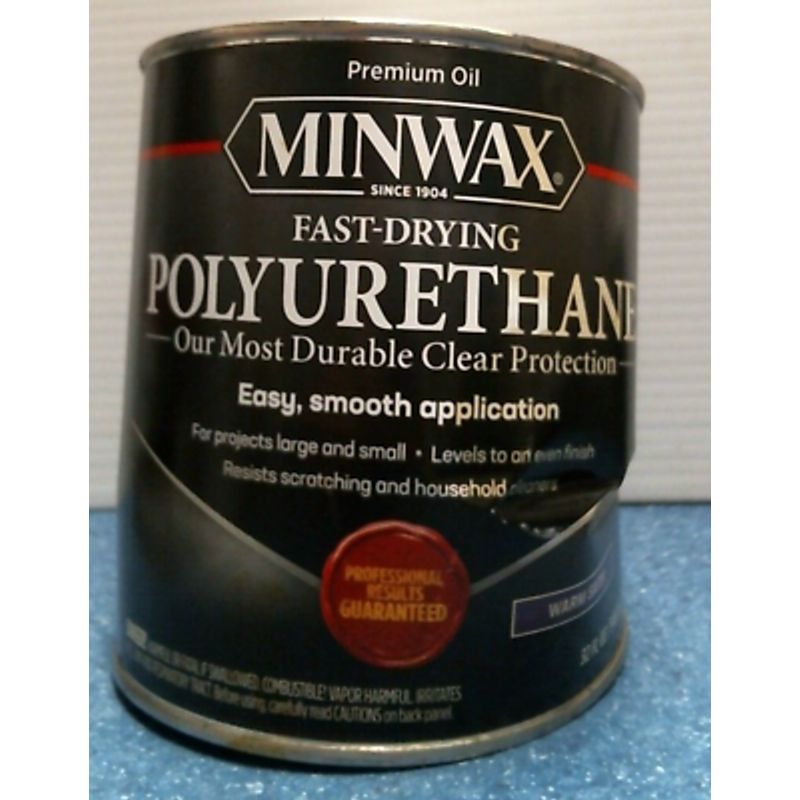 Minwax Fast-Drying Polyurethane, WARM SATIN, 32 fl. oz. (63010) FS ...