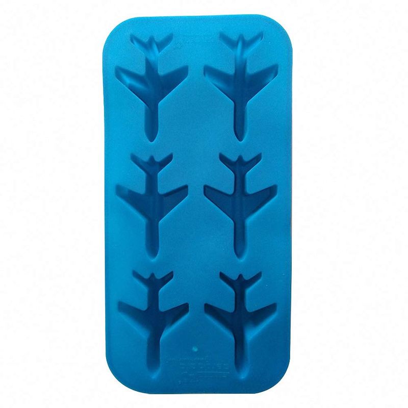 3D Airplane Ice Cube Trays, Plane Aircraft Silicone Chocolate Candy ...