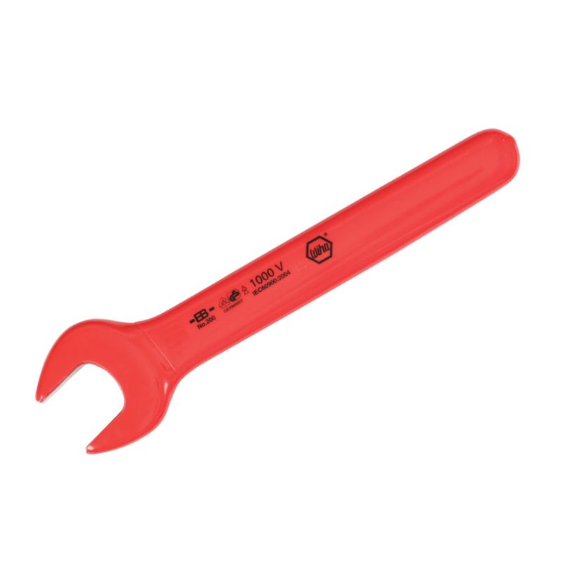Wiha 20014 Open Ended Spanner with Insulated Handle, Metric, 14mm ...