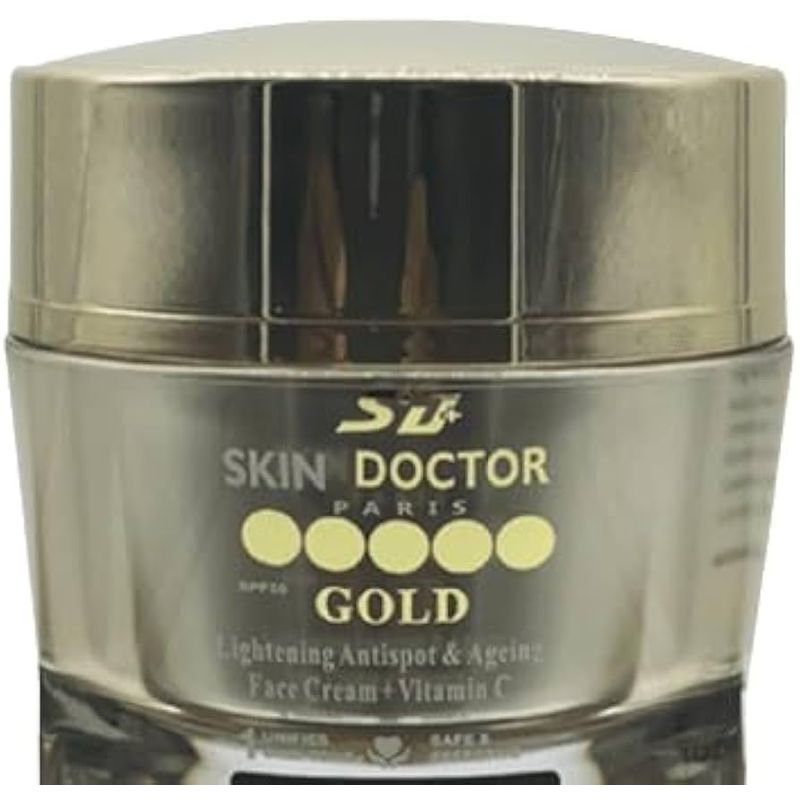 Skin Doctor Gold Glow Skin Whitening Face Cream Anti-Spot & Anti-Ageing ...