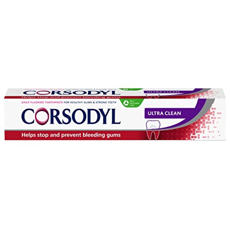 Corsodyl Ultra Clean Daily Gum Care Fluoride Toothpaste 75ml - Online ...