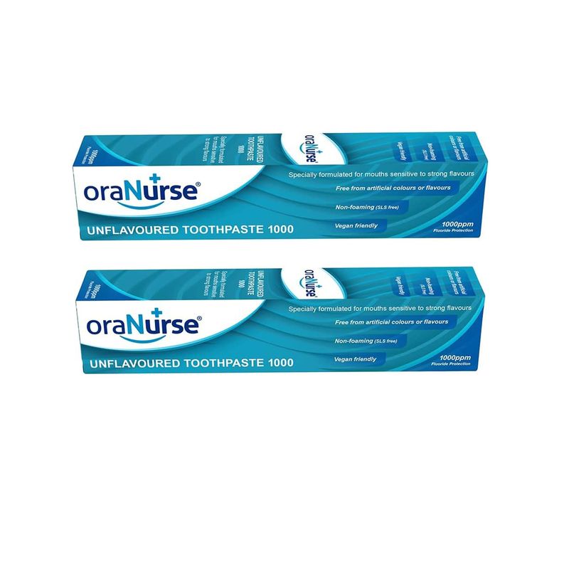 Oranurse Unflavoured Toothpaste 2 Pack for Kids and Adults Non ...