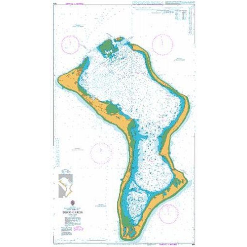 UKHO BA Chart 920: Indian Ocean, British Indian Ocean Territory, Chagos ...