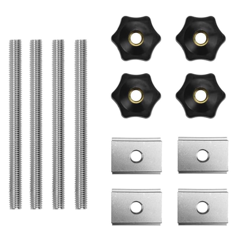 KLYNGTSK 12PCS T-Track Sliding Nut M8 T-Slot Bolts Aluminum Alloy Slot ...