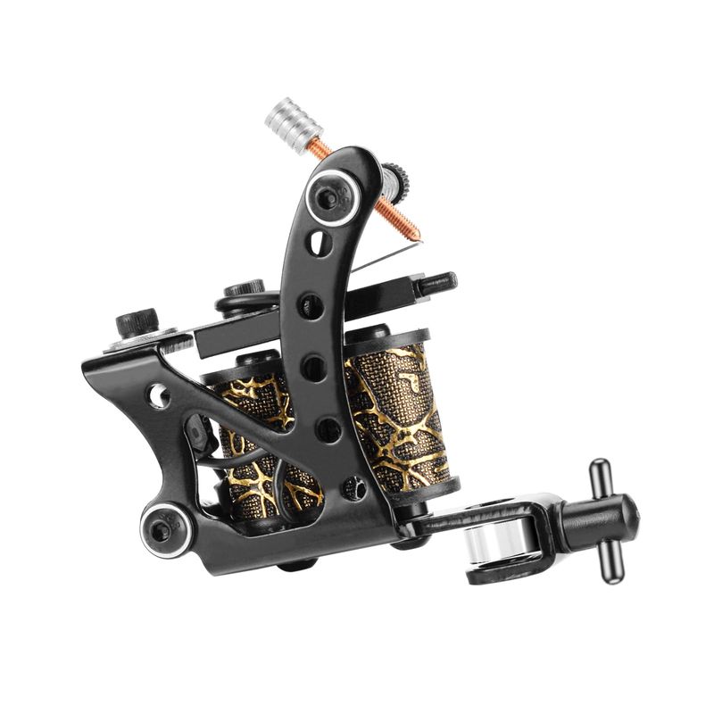 BAMTTOO Tattoo Coil Machine 8 Wraps Tattoo Gun Coil Liner Shader Iron ...