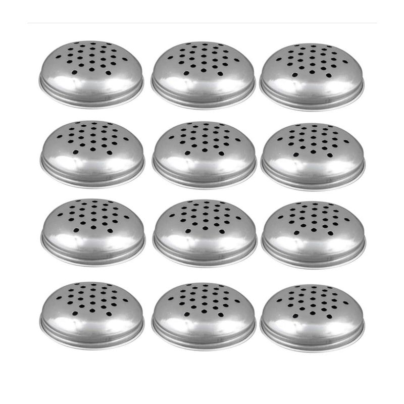 Soro Essentials- Set of 12 Stainless Steel Replacement Perforated Top ...
