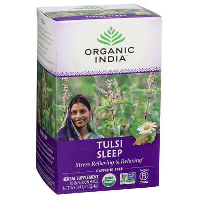 Organic India Tulsi True Wellness Sleep Tea 18 Tea Bags - EveryMarket