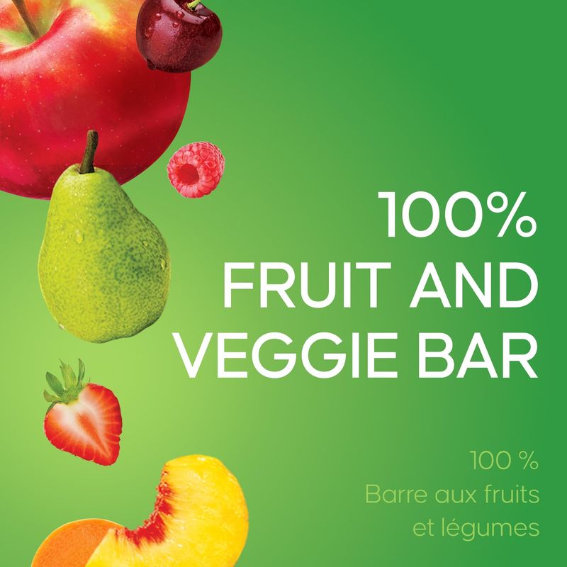 SunRype FruitSource Veggie 100% Fruit and Vegetable Bar Snack Variety ...